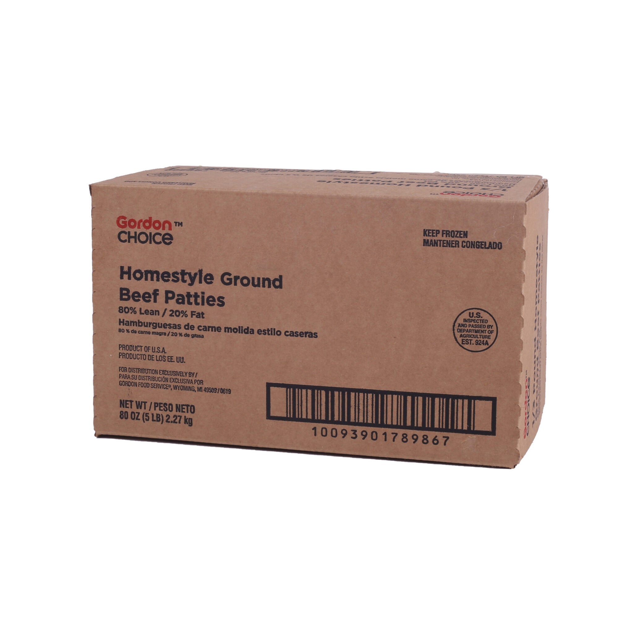 Homestyle Ground Beef Patties - Gordon Food Service Store