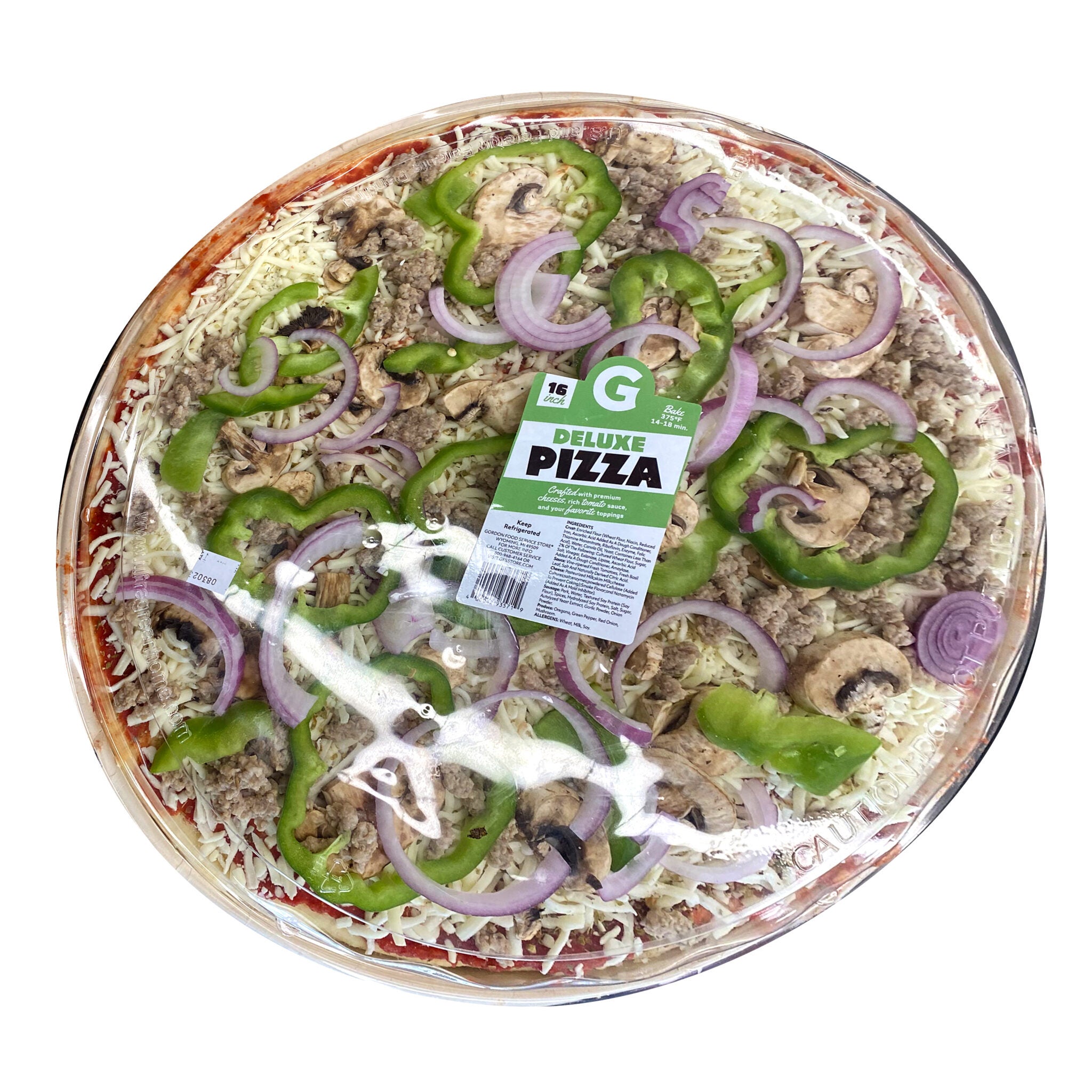 16" Take-N-Bake Deluxe Pizza - Gordon Food Service Store