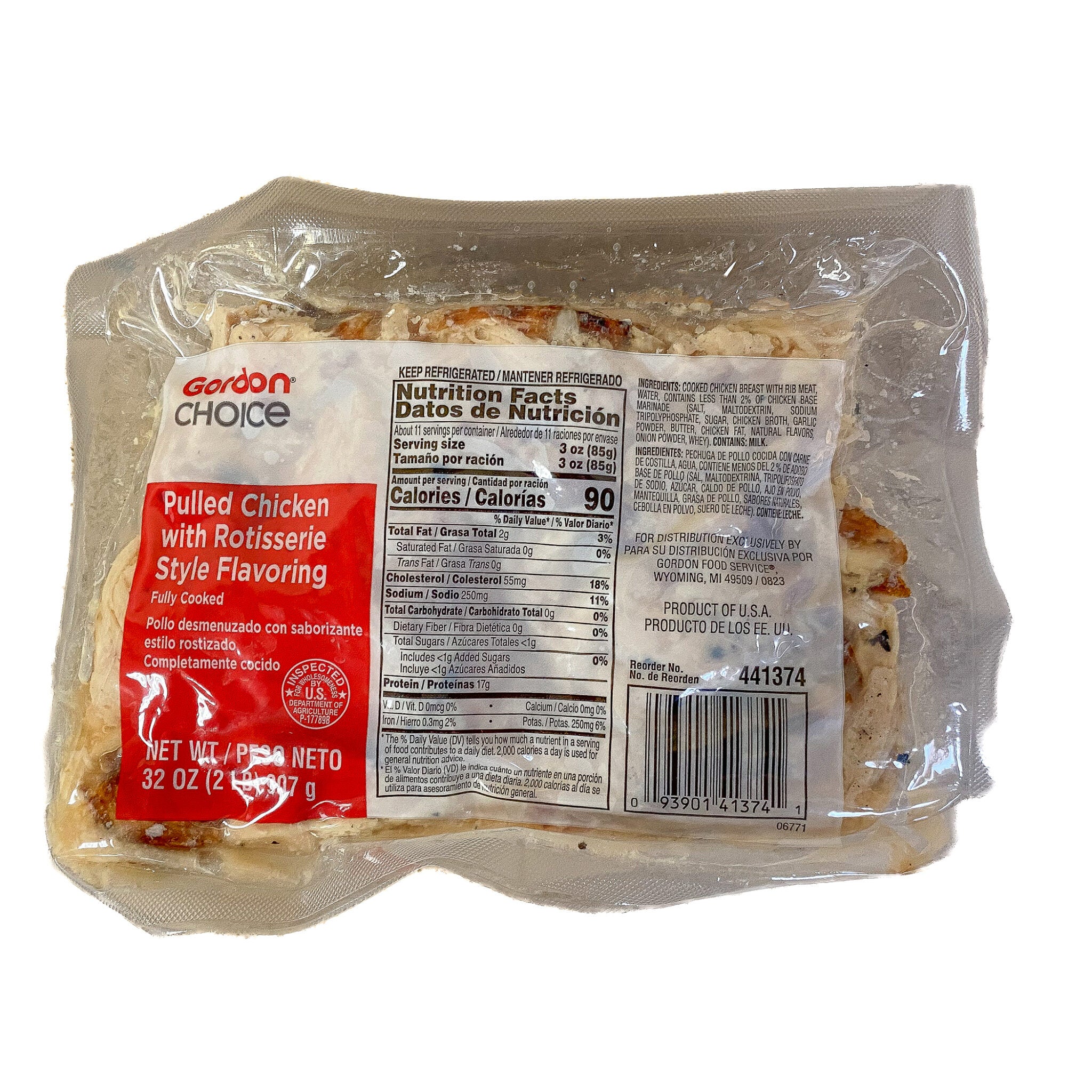 Rotisserie Style Pulled Chicken - Gordon Restaurant Market