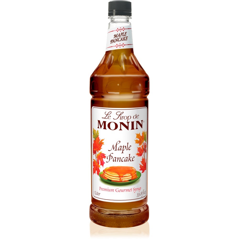 SYRUP MAPLE PANCAKE PLAS 1LTR MONIN - Gordon Food Service Store