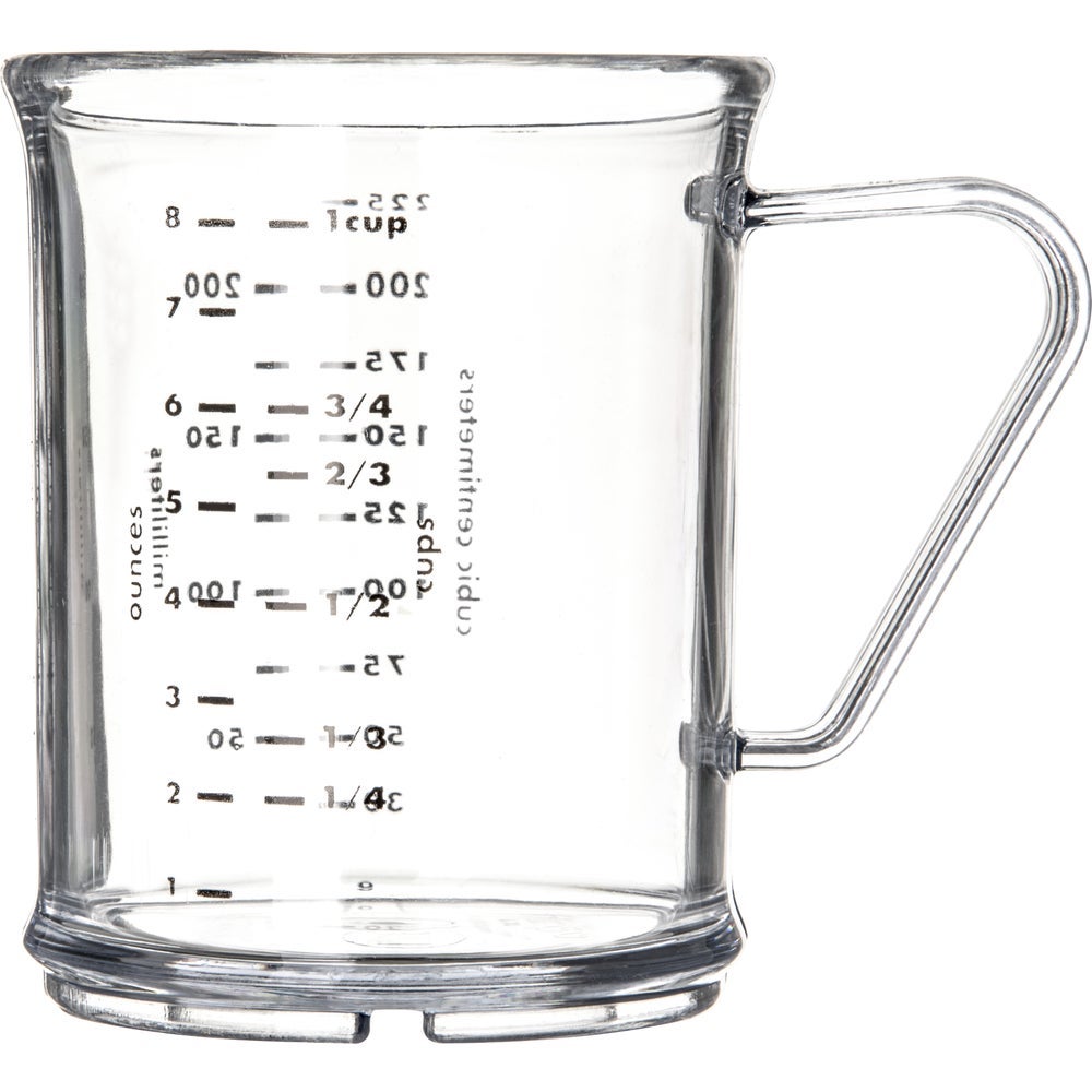 8 OZ DREDGE MEASURING CUP CLR - Gordon Food Service Store