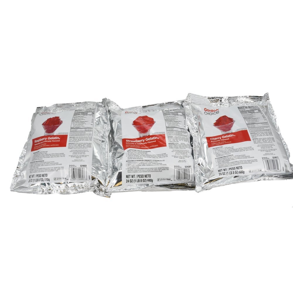 Assorted Red Flavors Gelatin Mix - Gordon Food Service Store