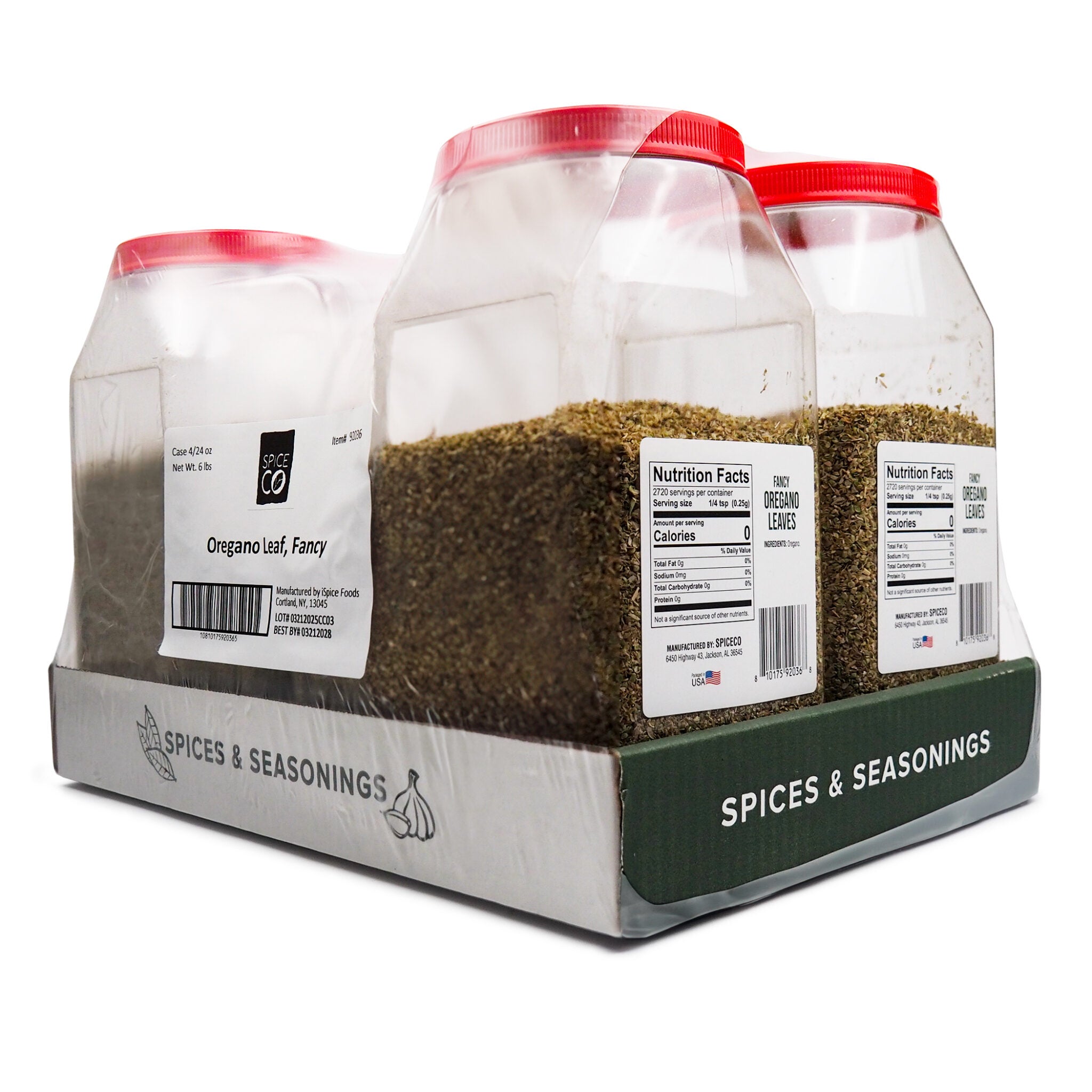 SpiceCo Oregano Leaf, Fancy 24oz - Gordon Food Service Store