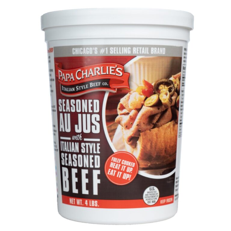 Sliced Italian Beef with Au Jus - Gordon Food Service Store