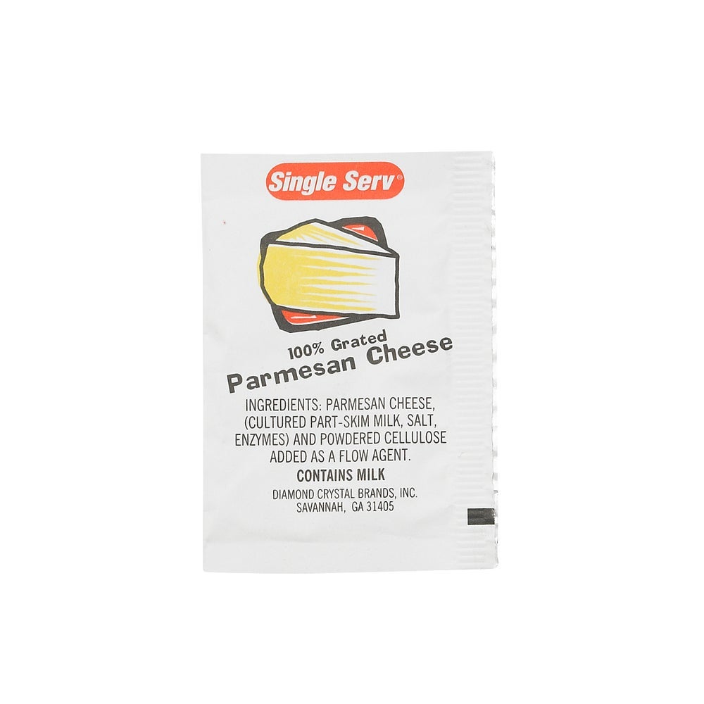 Grated Parmesan Cheese Packets - Gordon Food Service Store
